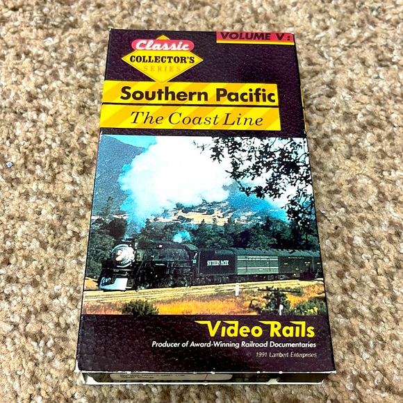 Media | Southern Pacific The Coast Line Vhs Videotape | Poshmark